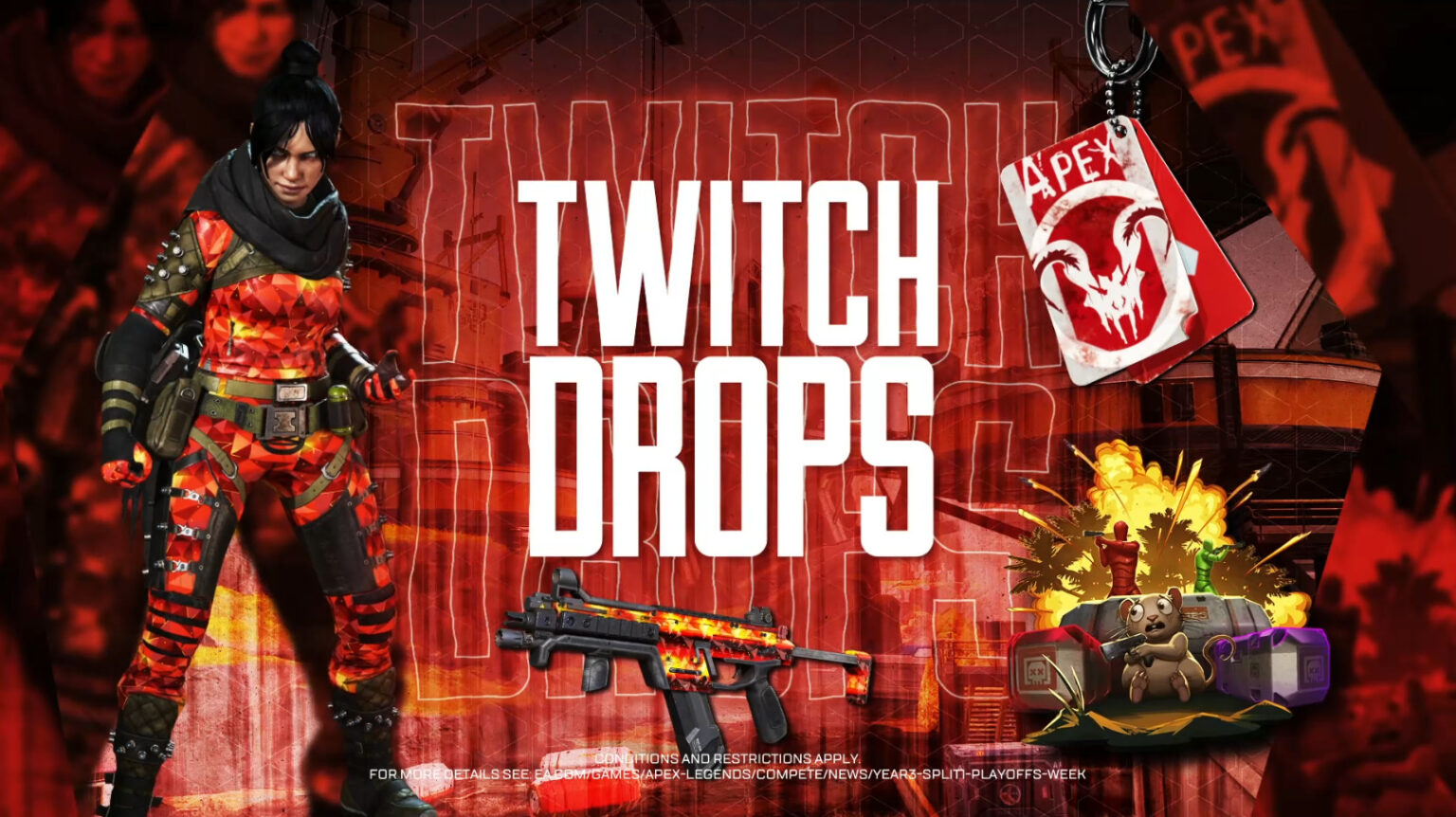 【APEX】「ALGS Year3スプリット2プレイオフ」を1時間視聴することでTwitch Drops限定アイテムが入手可能 | エーペックスレジェンズ - APEX攻略速報まとめ＠エペ速